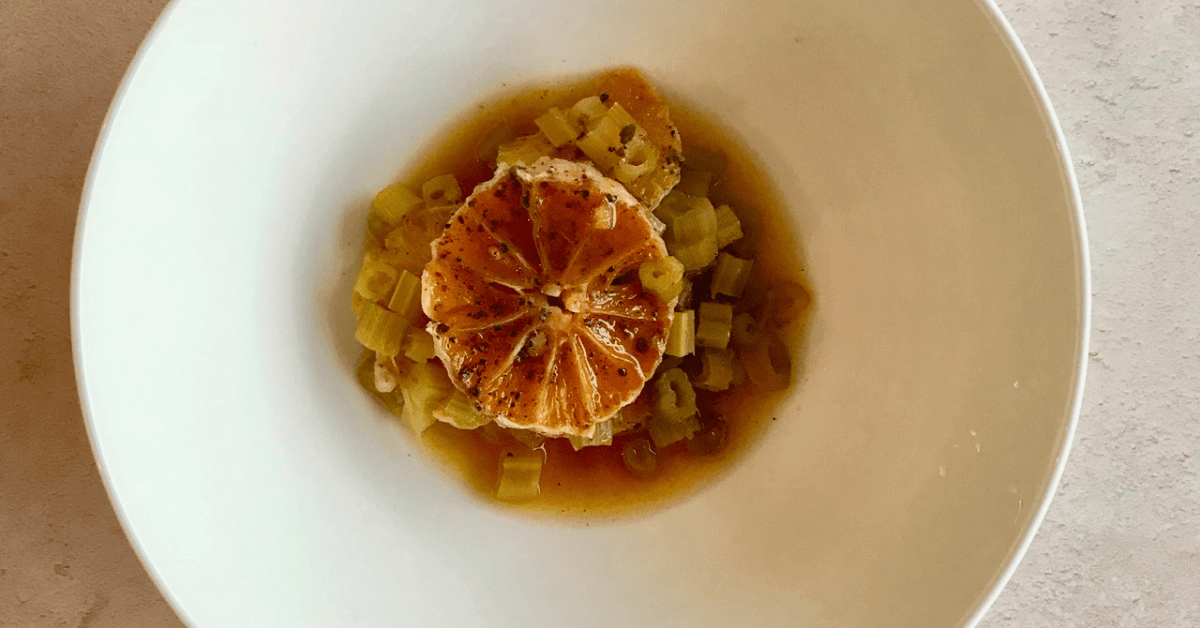Try This Exquisite Spiced Cow Parsley And Orange Compote